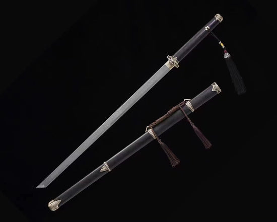 LOONGSWORD Chinese Sword Tang dao Swords-Handcrafted Damascus Steel ...