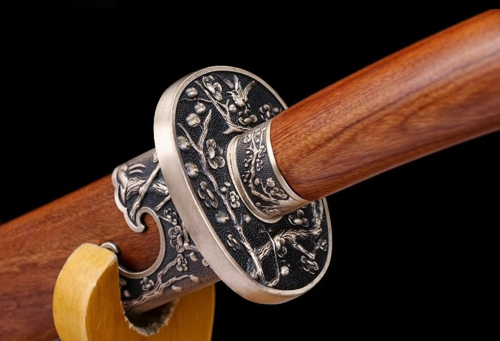 Broadsword,Forged Damascus steel blade,Brass fittings,Chinese sword ...