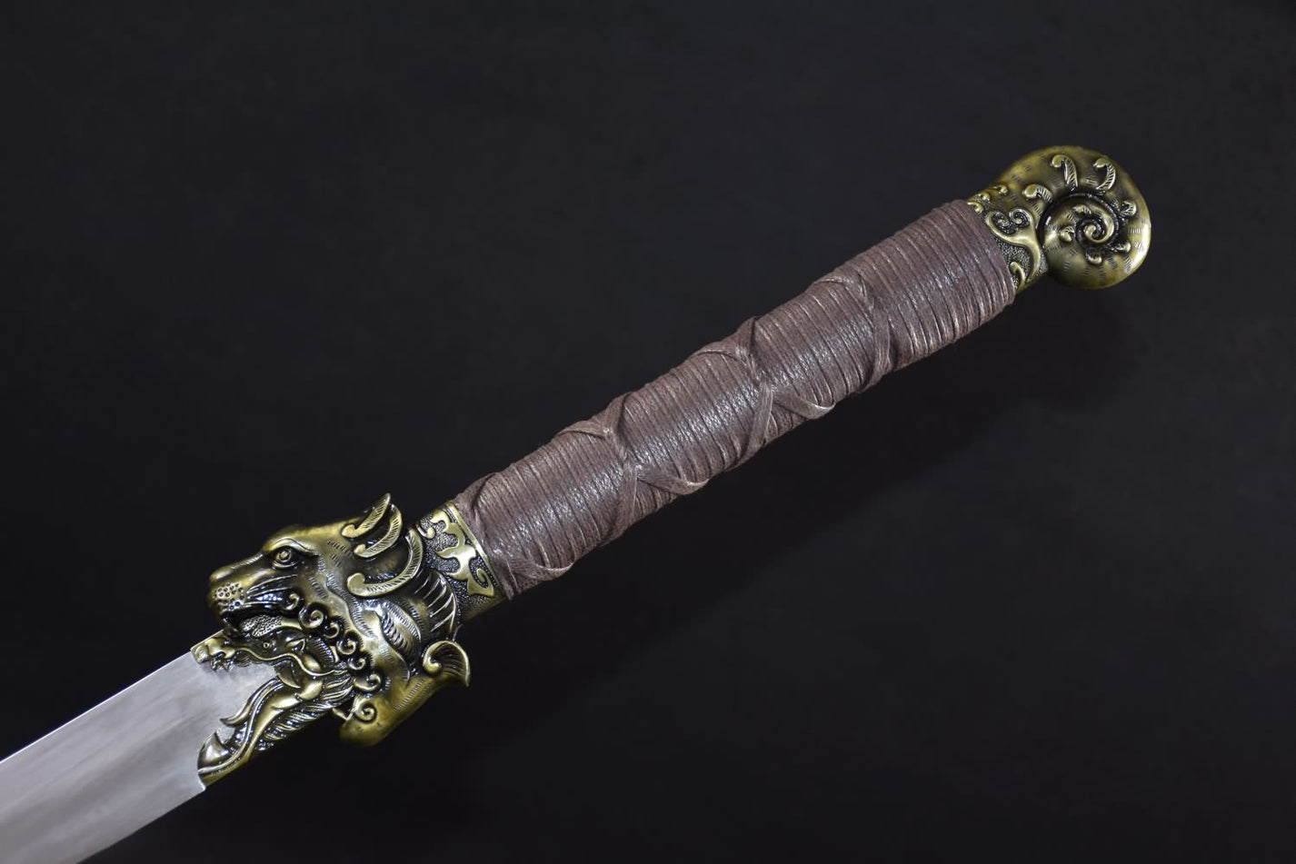 Tiger sword,Handmade,High carbon steel blade,Rosewood – Chinese Sword store