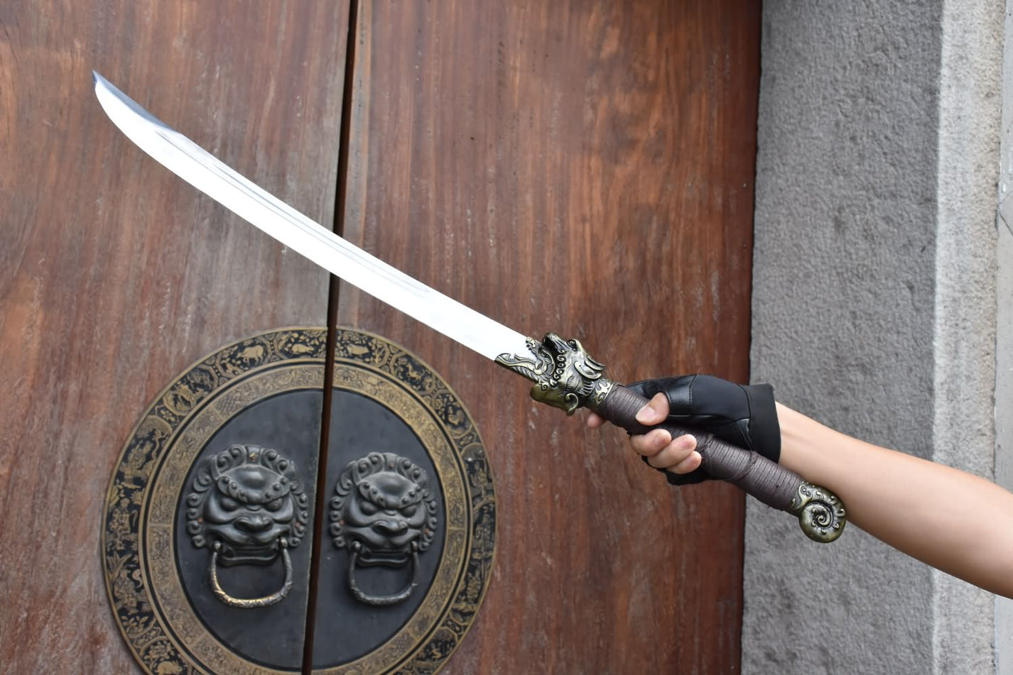 Tiger sword,Handmade,High carbon steel blade,Rosewood – Chinese Sword store