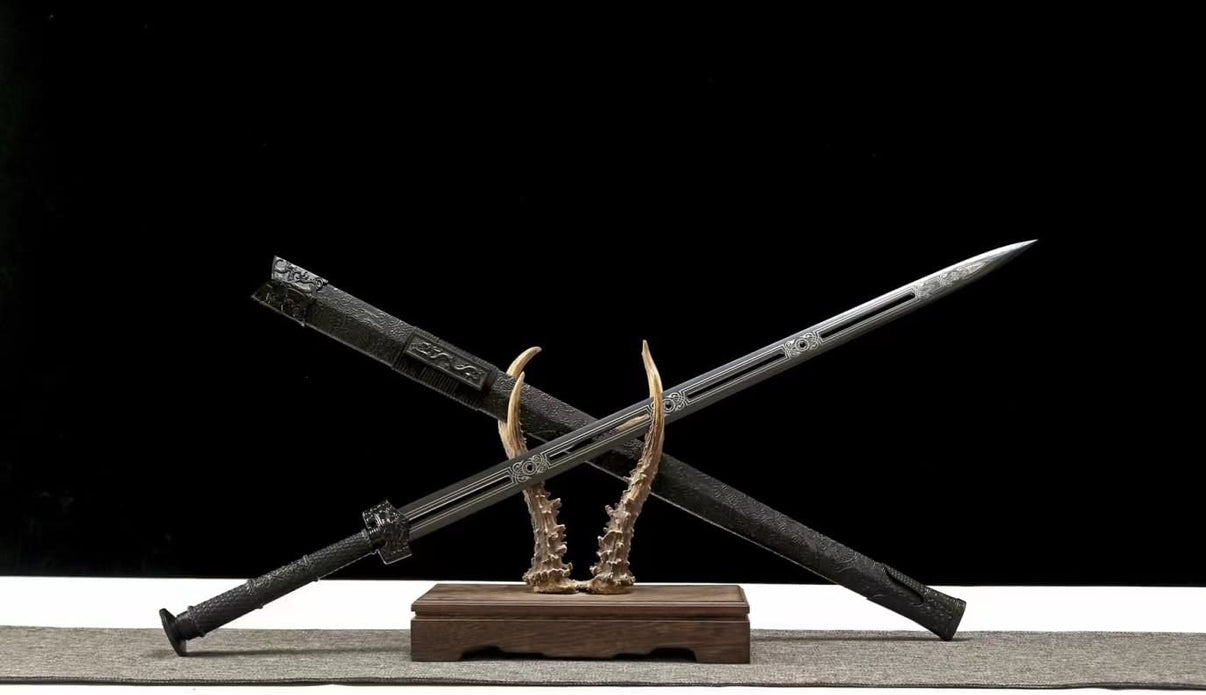 LOONGSWORD Chinese Sword,Han jian Swords Forged Manganese Steel blade ...