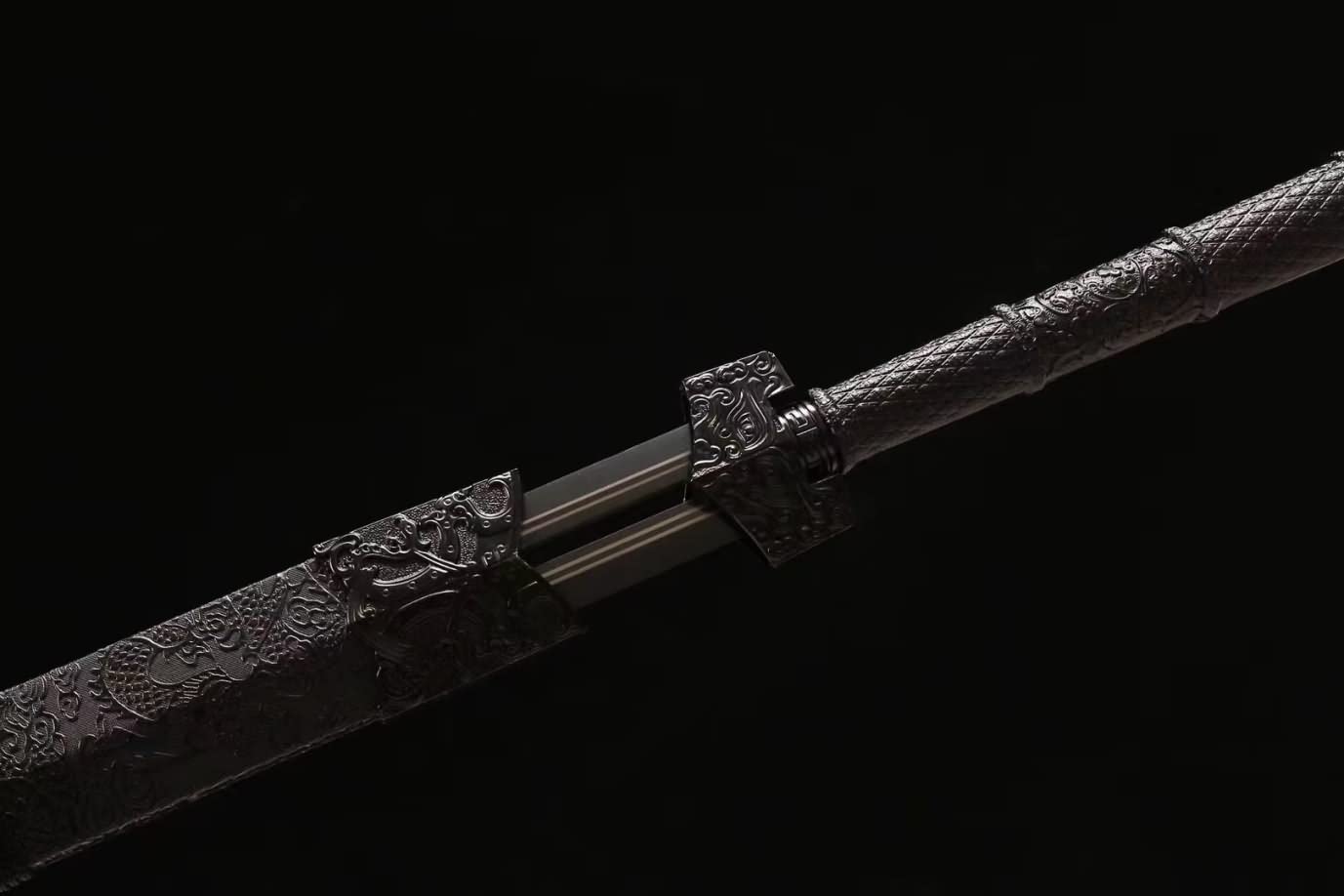 LOONGSWORD Chinese Sword,Han jian Swords Forged Manganese Steel blade ...