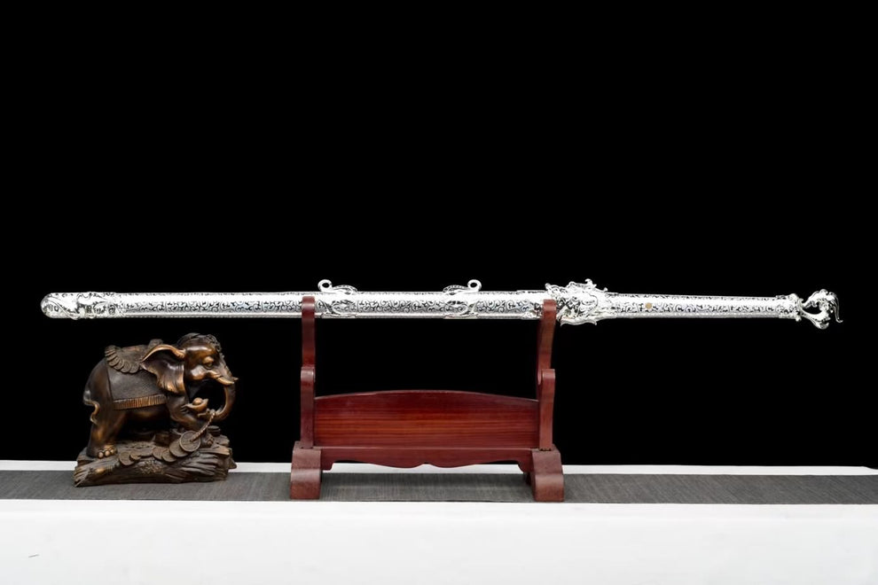 Chinese Sword,Silver Tang dao Swords Real,Kung fu,LOONGSWORD – Chinese ...