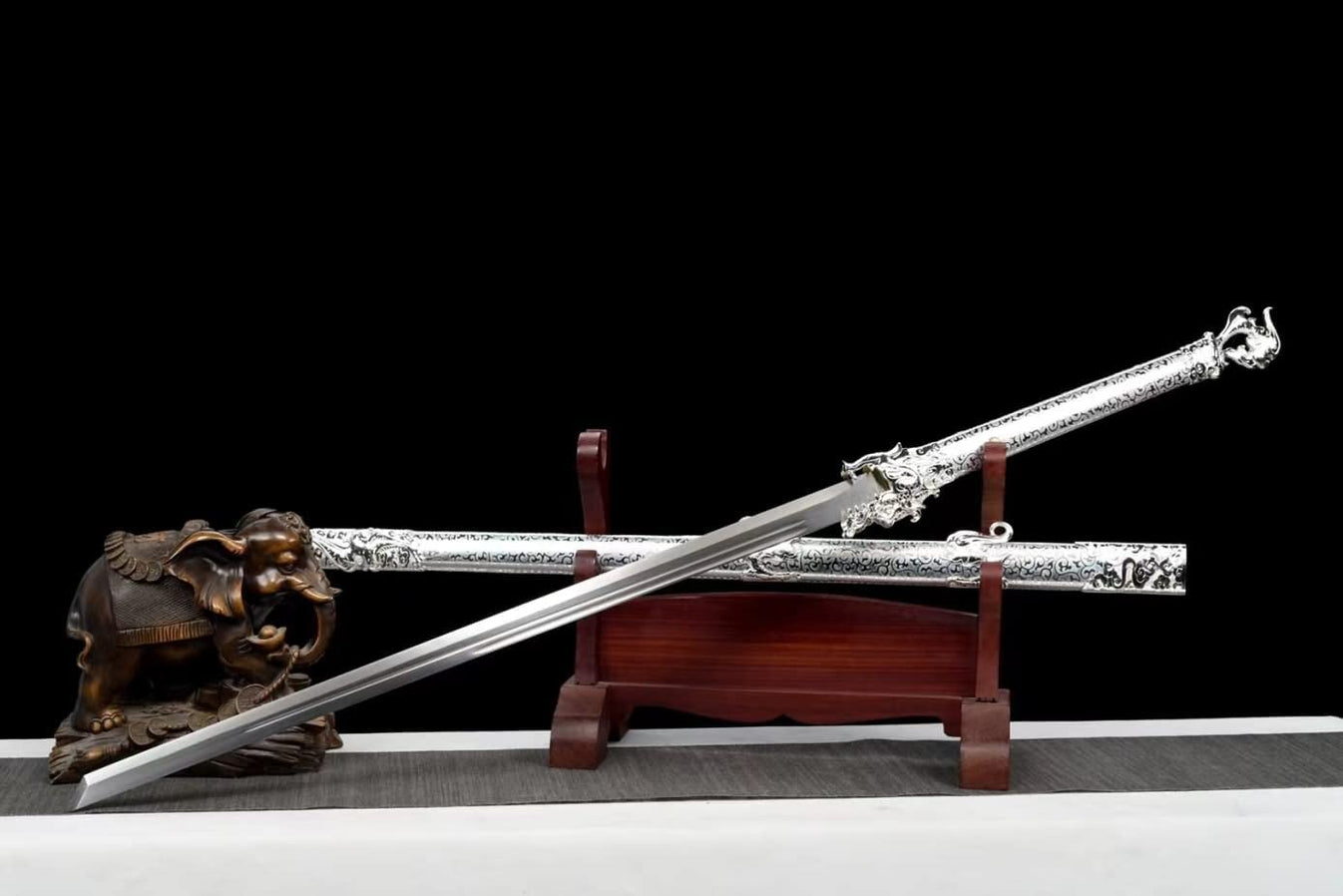 Chinese Sword,Silver Tang dao Swords Real,Kung fu,LOONGSWORD – Chinese ...