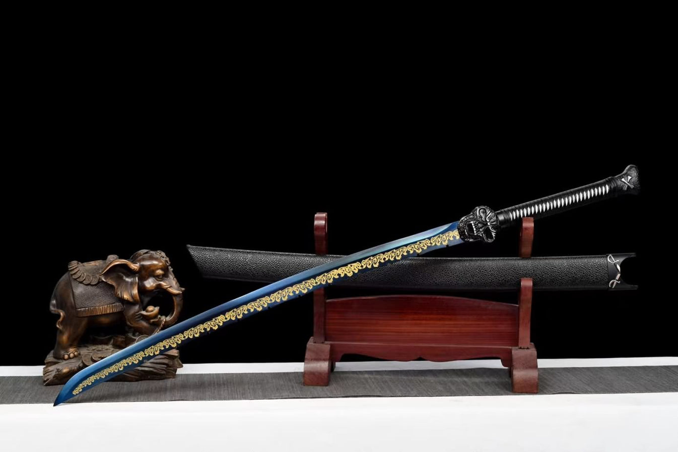 LOONGSWORD Chinese Sword,Tang Knife swords real cold weapons,Sharp ...