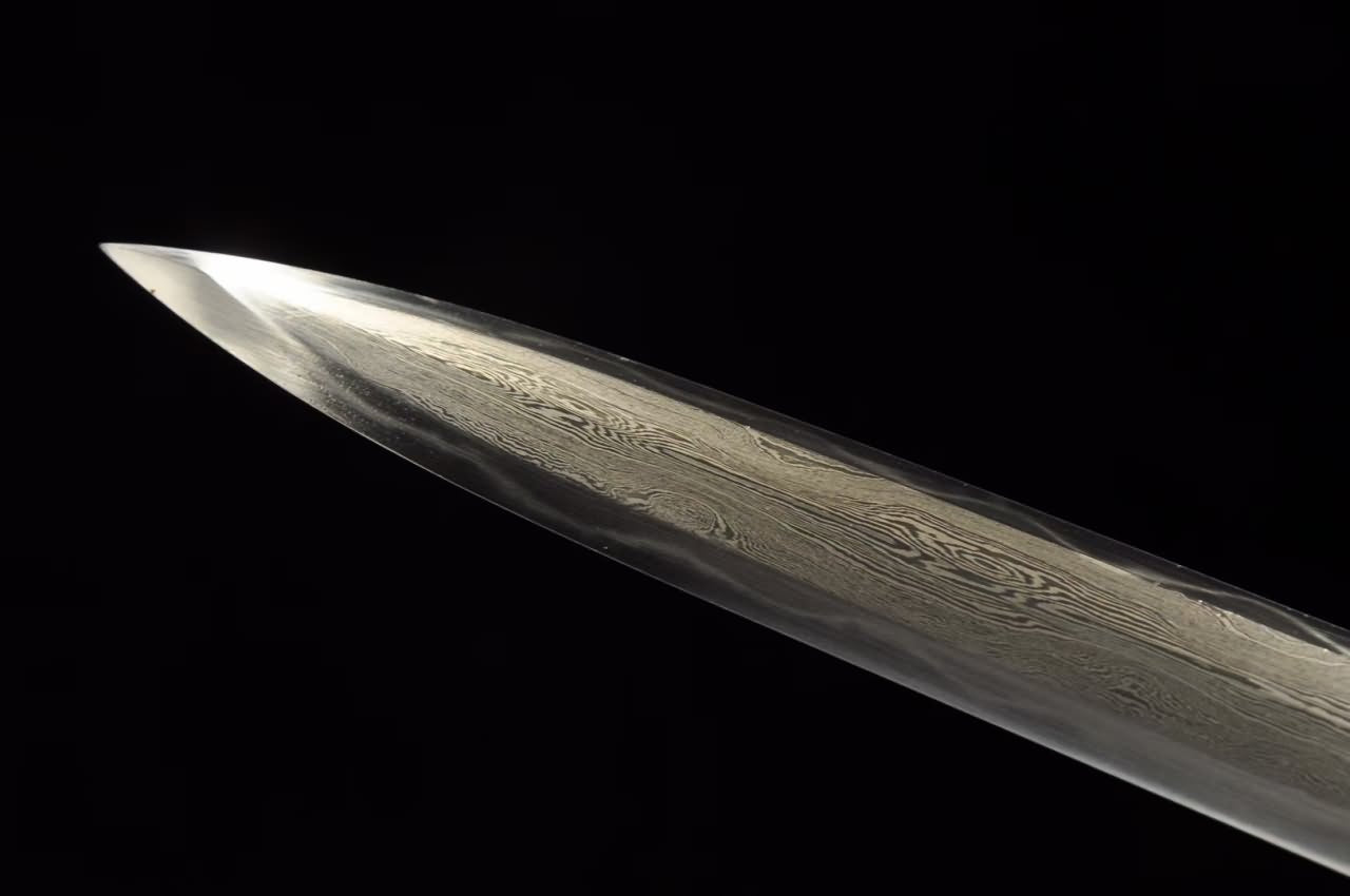 Loong Sword Forged Damascus Steel Blade Dragon Brass Fittings – Chinese ...