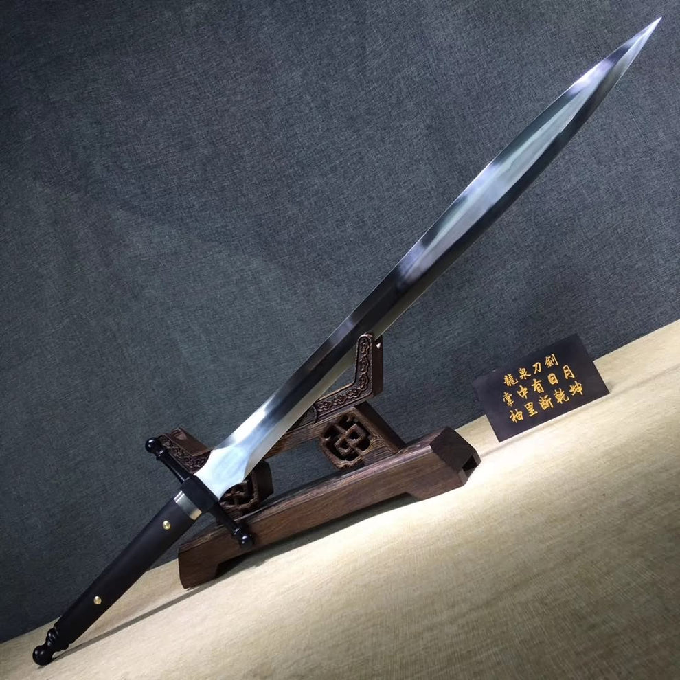 Knightly Sword,High carbon steel blade,Leather scabbard – Chinese Sword ...
