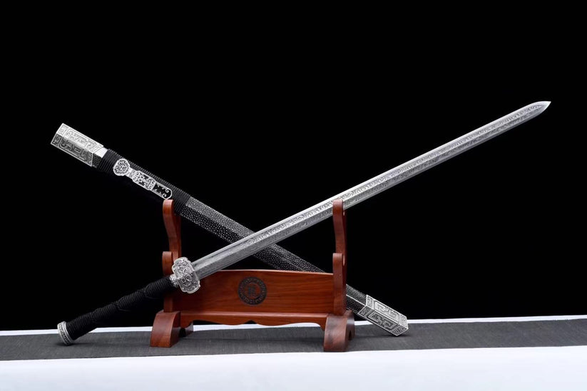 LOONGSWORD Chinese Sword,Ruyi jian Tactical Swords Forged blades ...