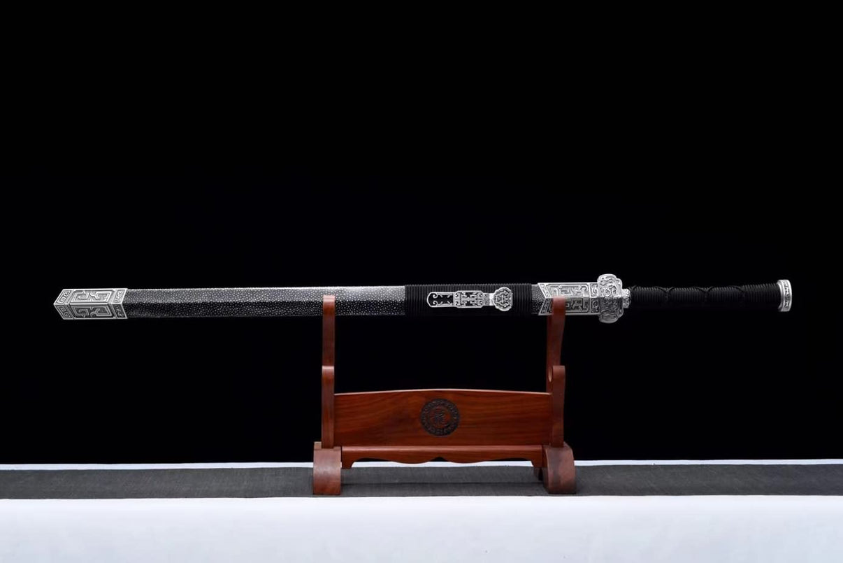 LOONGSWORD Chinese Sword,Ruyi jian Tactical Swords Forged blades ...