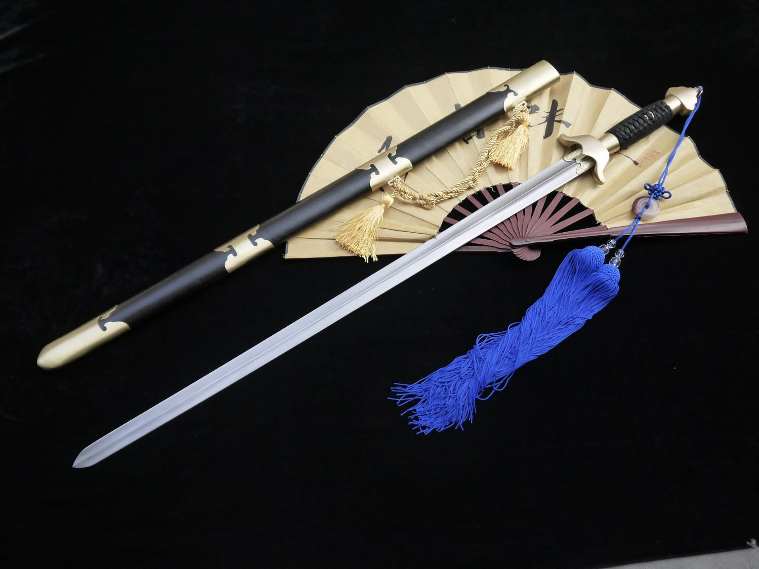 Chinese sword,Tai Chi sword(Folded steel flexible blade – Chinese Sword ...