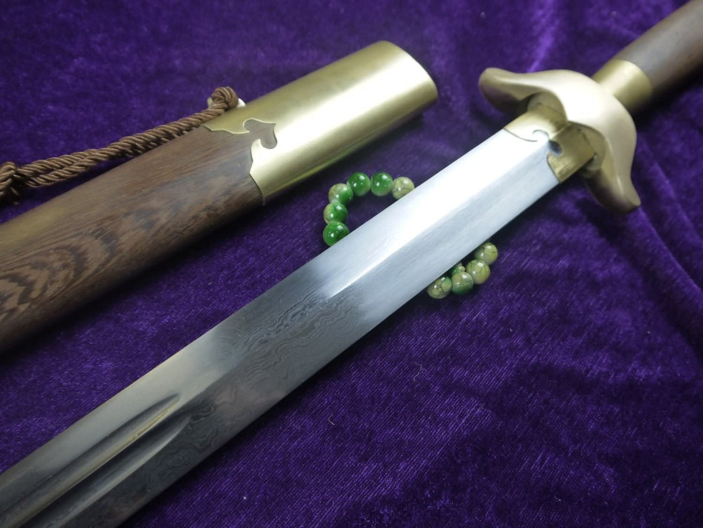 LOONGSWORD Tai Chi Long-Handled Sword/Pattern Steel Blade – Chinese ...