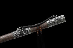 LONGSWORD Handcrafted Dragon King Swords with Forged Blades – Chinese ...