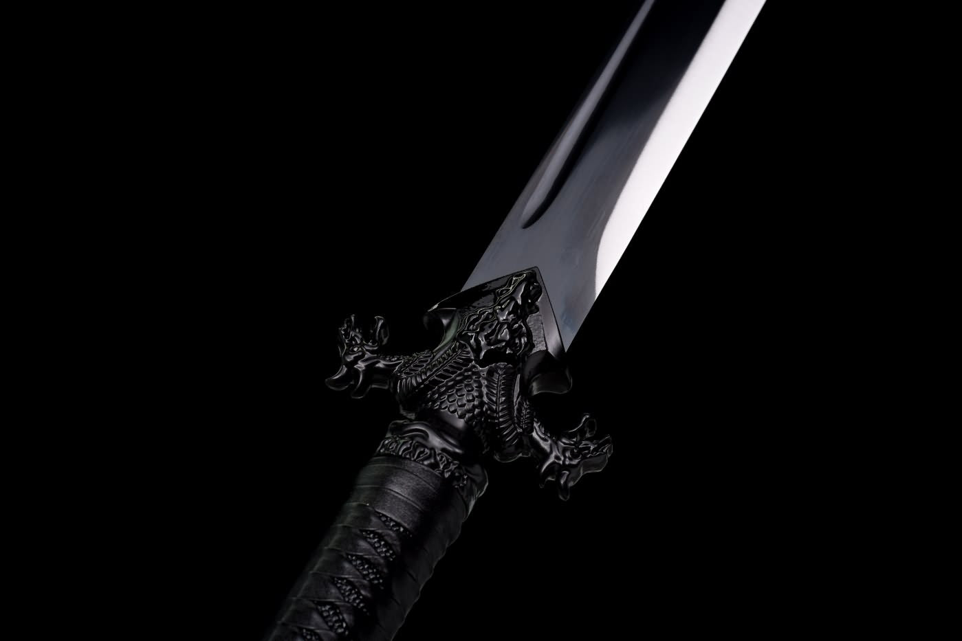 Chinese Machete Swords Real,Forged High Carbon Steel Blade,Leather Sc ...