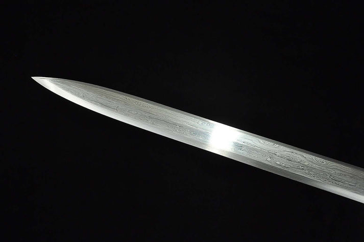 Counteract evil force sword(Damascus steel blade,Ebony Scabbard ...