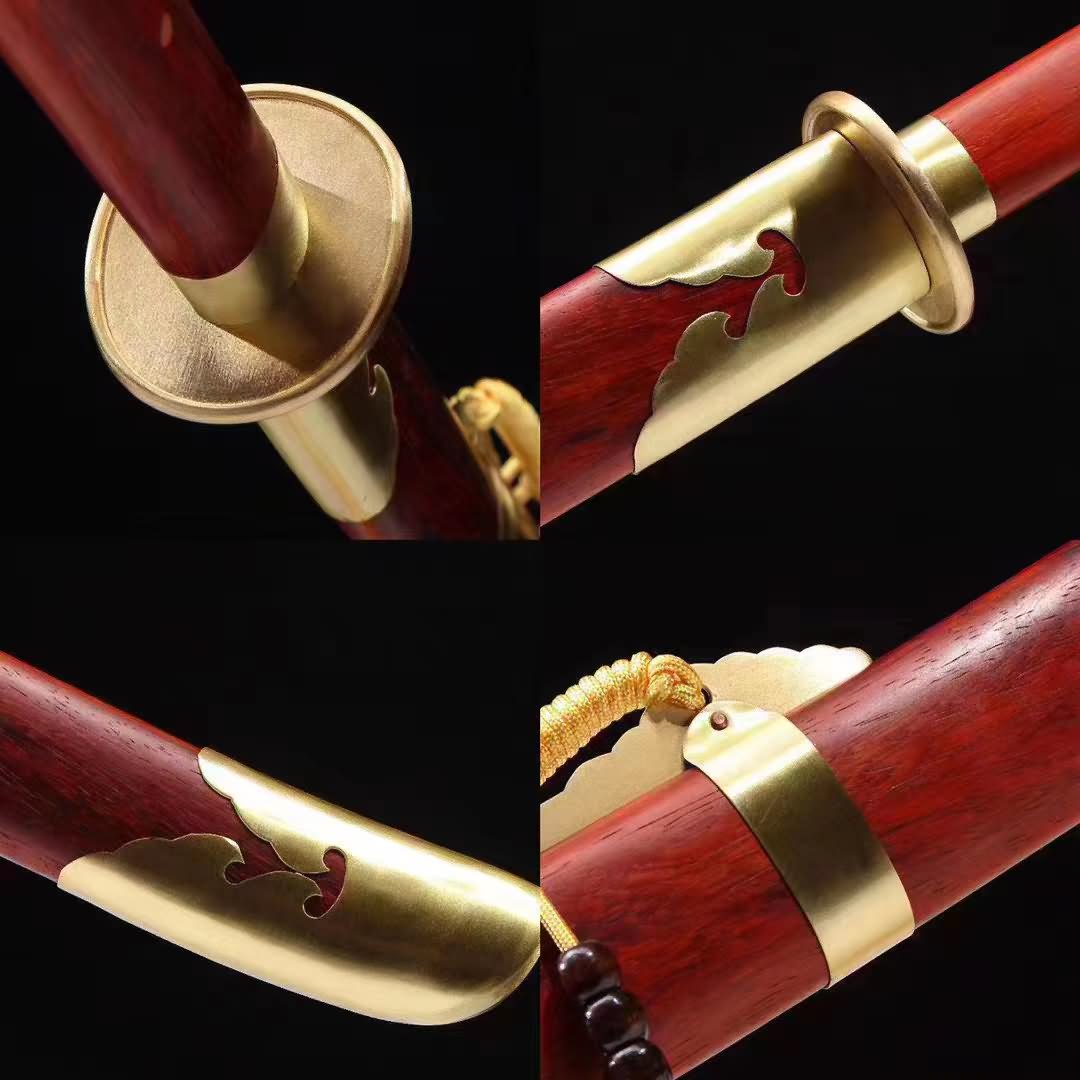 Horse Chopping Sword Forged T10 Steel Clay Tempered Chinese sword ...