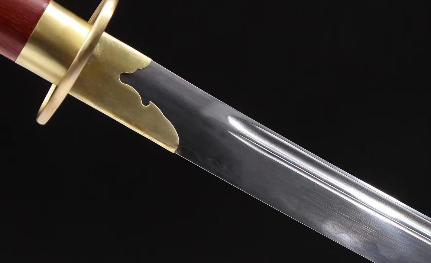 Horse Chopping Sword Forged T10 Steel Clay Tempered Chinese sword ...