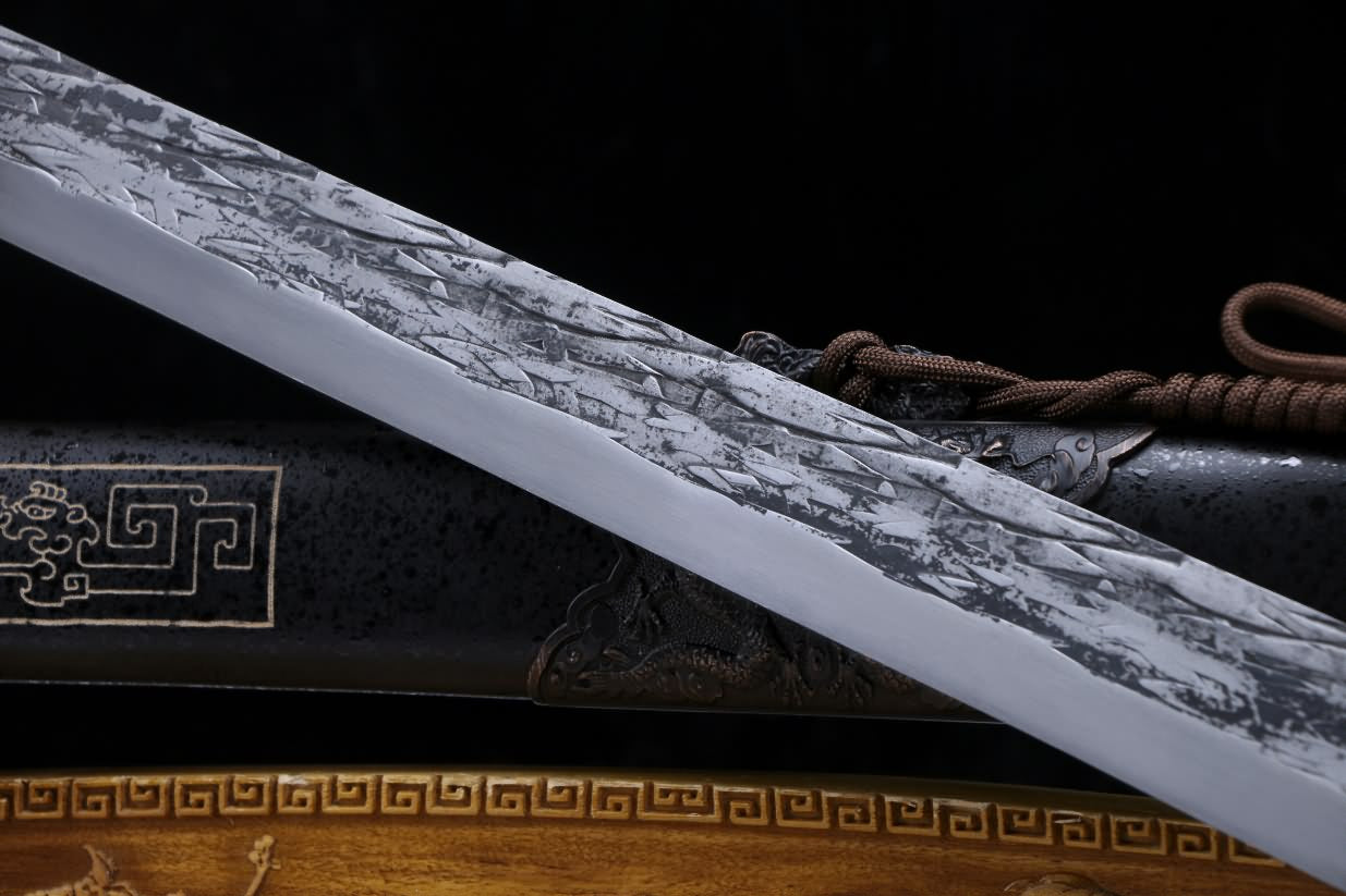 Black Gold Swords real,Forged High Carbon Steel Blade,Alloy Fittings ...