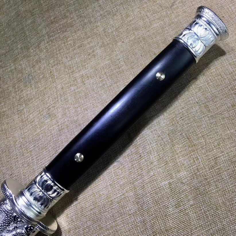 Cut horse broadsword,High carbon steel blade,Black wood,Alloy – Chinese ...