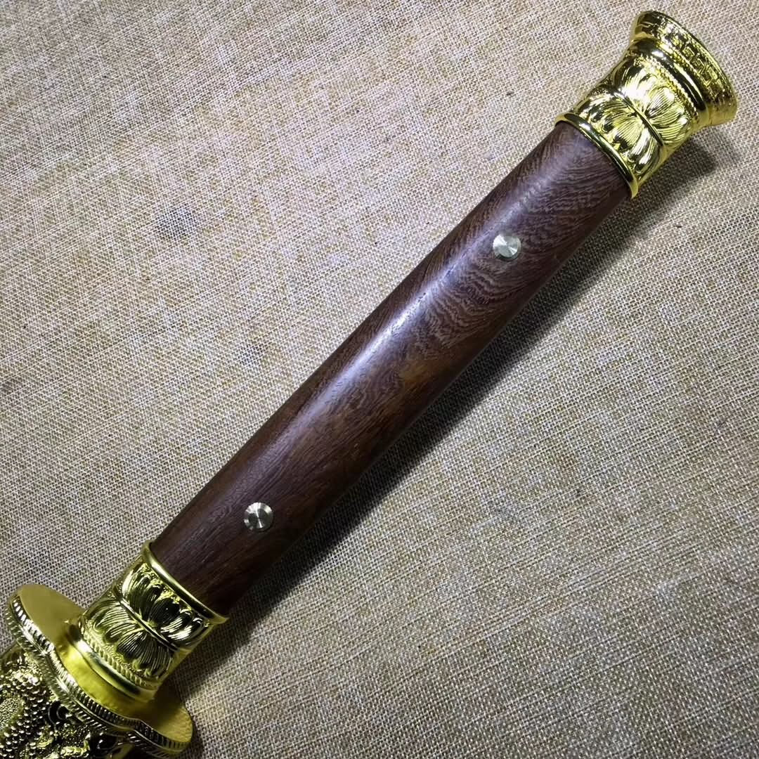Cut horse broadsword,High carbon steel blade,Rosewood,Alloy – Chinese ...