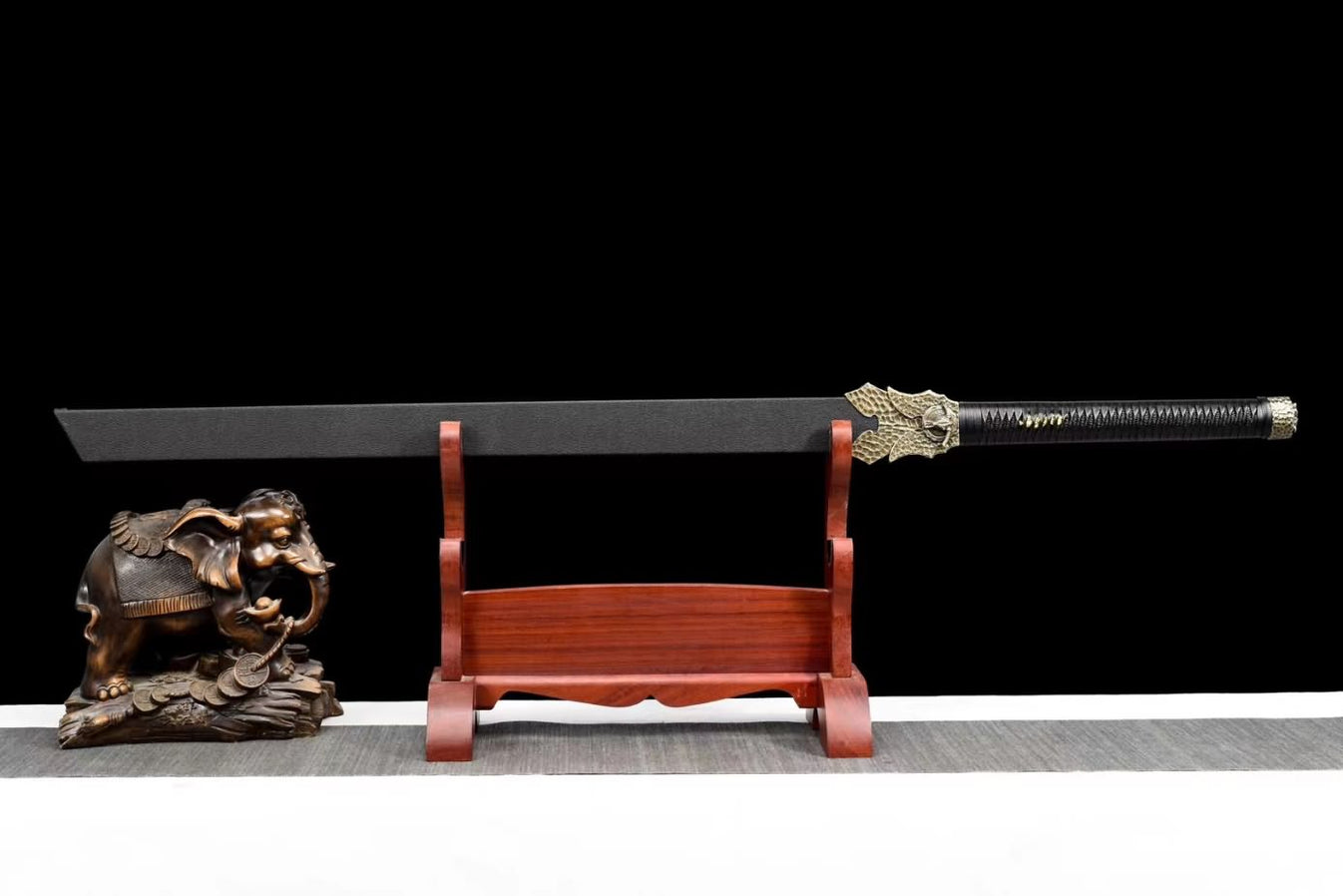 Black Gold Ancient Sabre Swords Real Forged high Carbon Steel ...