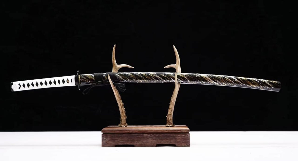 Samurai Sowrds Real Katana Forged Manganese Steel Blade Kendo Kendo P ...