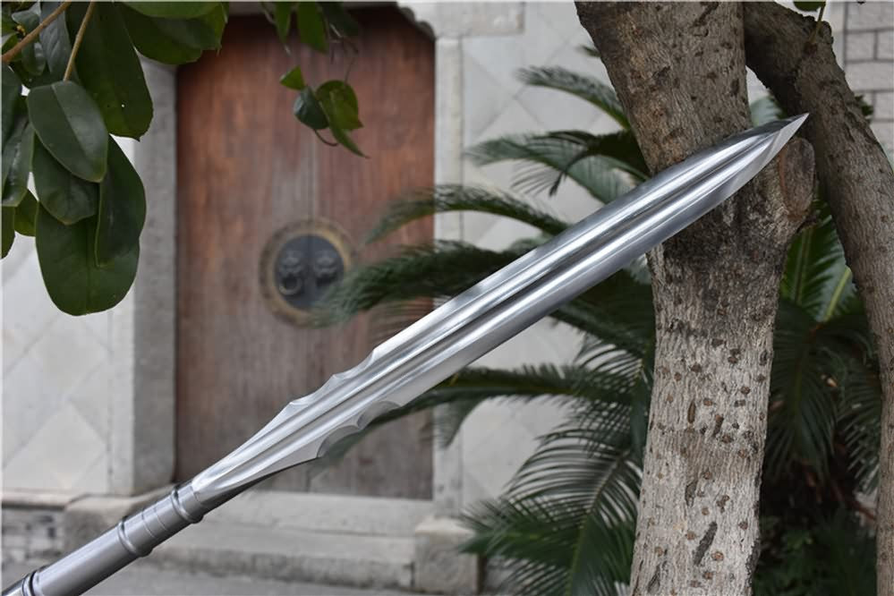 Spear,China Lance,Forged high Carbon Steel Spearhead,Hardwood Rod ...