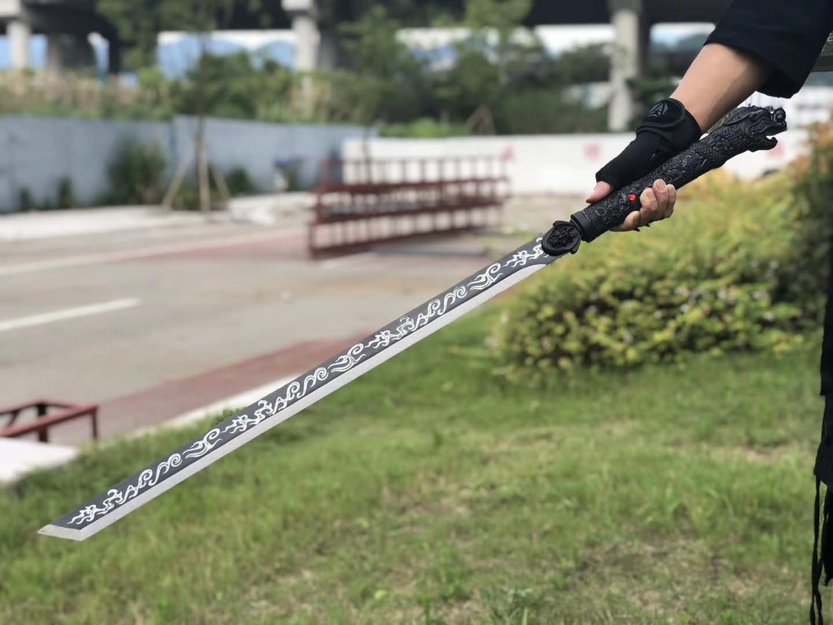 Loong Saber(Forged High Carbon Steel Blade,Alloy Fittings) Cut Tree ...