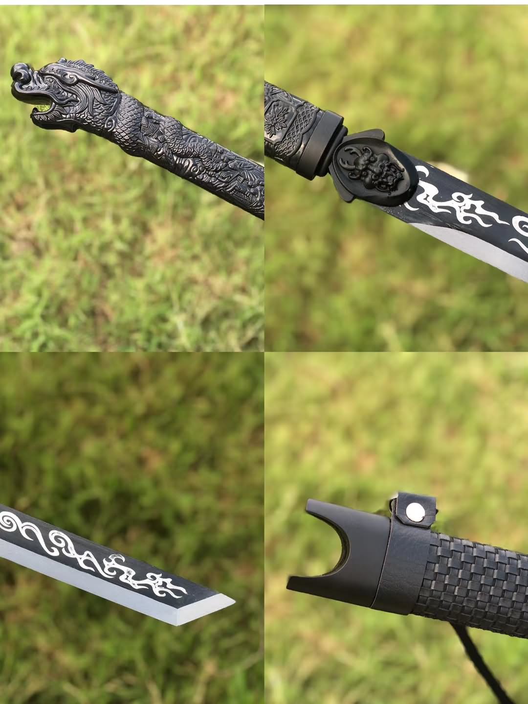 Loong Saber(Forged High Carbon Steel Blade,Alloy Fittings) Cut Tree ...