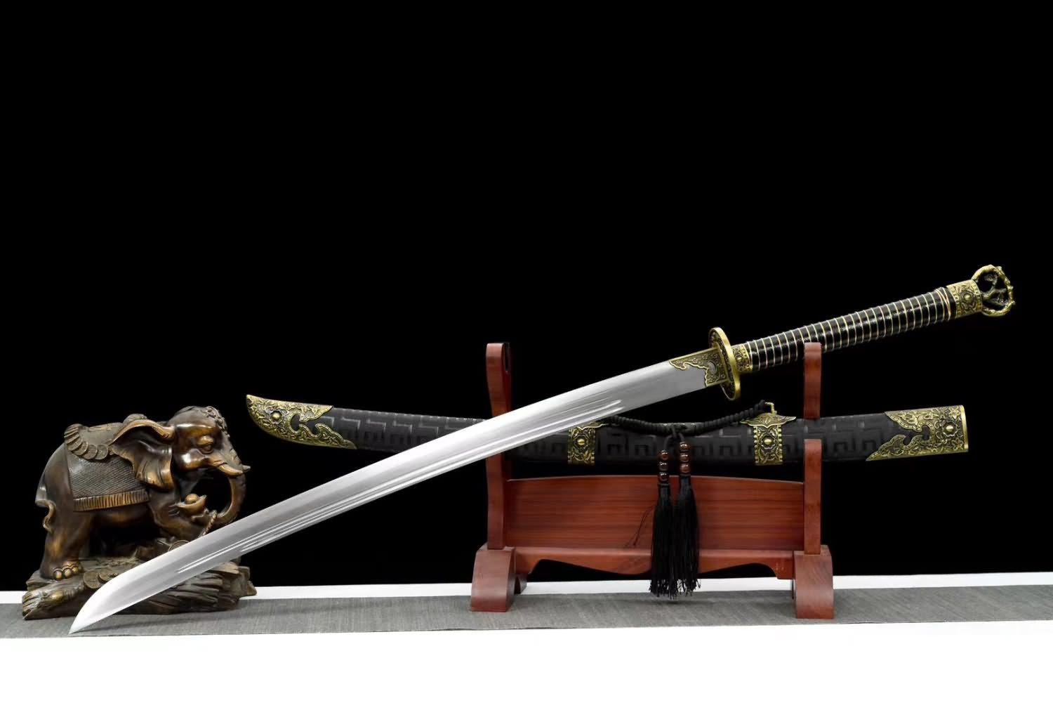 LONGSWORD Handmade Yan ling dao Broadsword with Forged Blades – Chinese ...