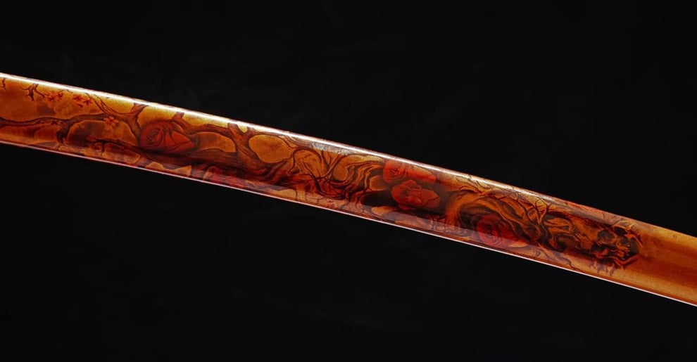 Japanese Samurai Sword Forged Katana Steel Clay Tempered Battle Ready ...