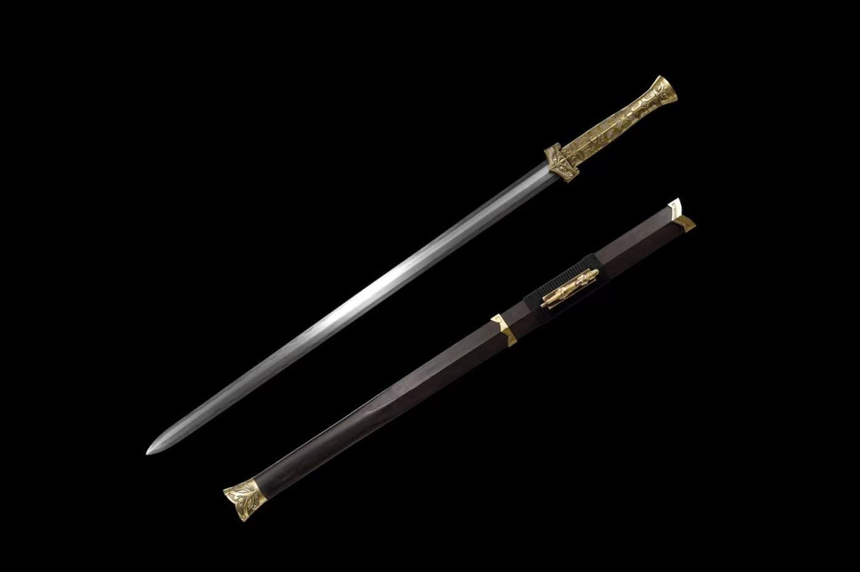 Han jian,Chinese Swords Real,Battle Ready,Damascus Steel blades ...