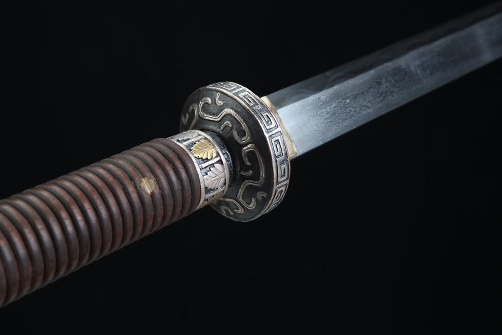 LOONGSWORD,Chinese Sword Tang dao Swords Real(Forged Damascus Blade ...