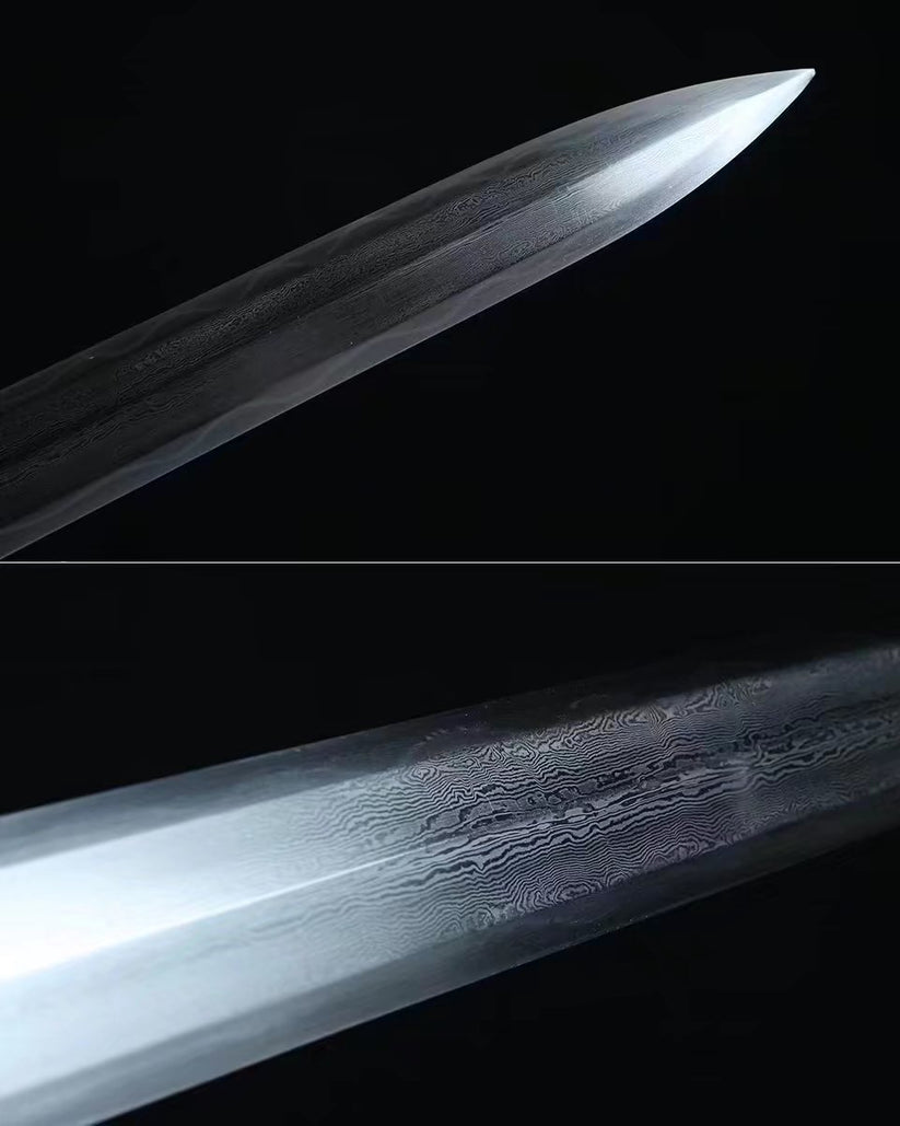 LOONGSWORD,Chinese Sword,Tang jian Swords Real(Forged Damascus Steel ...