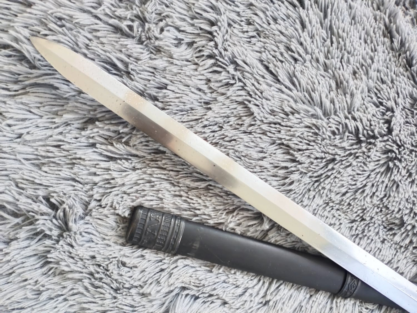 LONGSWORD Handcrafted wolong jian Sword with Forged High Carbon Steel ...