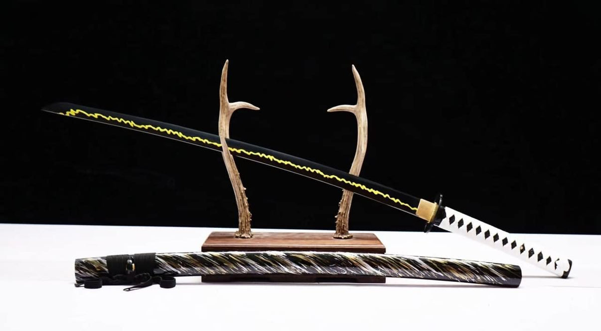 Samurai Sowrds Real Katana Forged Manganese Steel Blade Kendo Kendo P ...