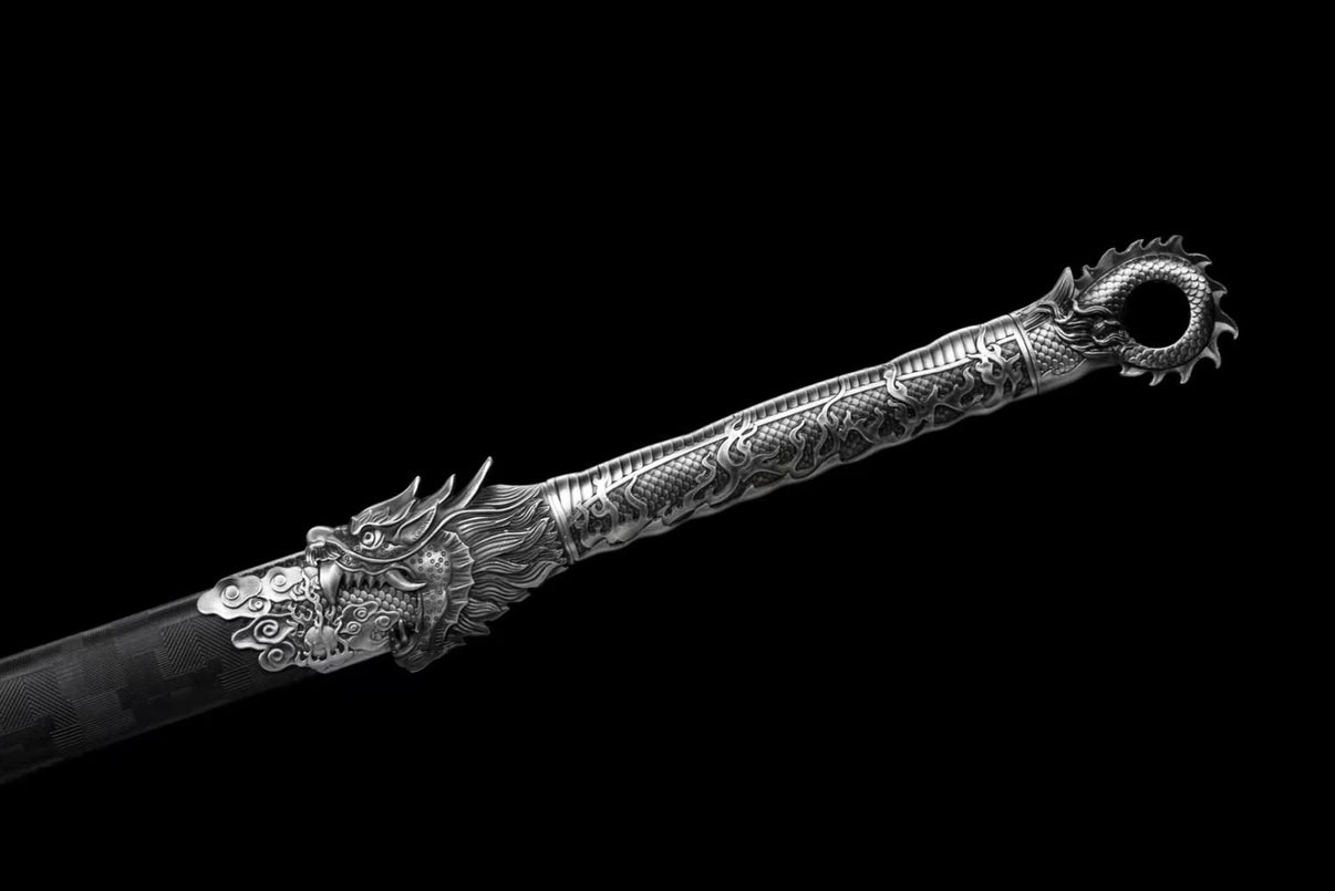 LONGSWORD Handcrafted Dragon Tang dao Swords with Forged blade ...