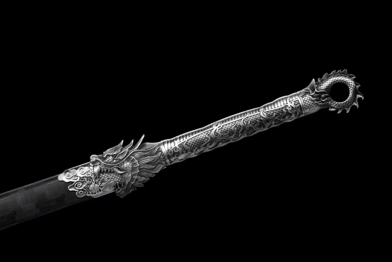 LONGSWORD Handcrafted Dragon Tang dao Swords with Forged blade ...