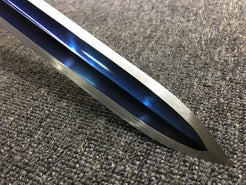 Fengyun sword,Hand forged High carbon steel blue blade,Rosewood,Alloy ...