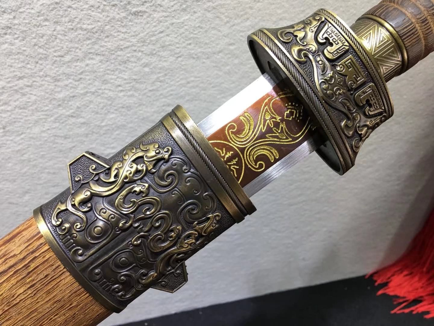 Fengyun sword,High carbon steel etch blade,Rosewood scabbard – Chinese ...