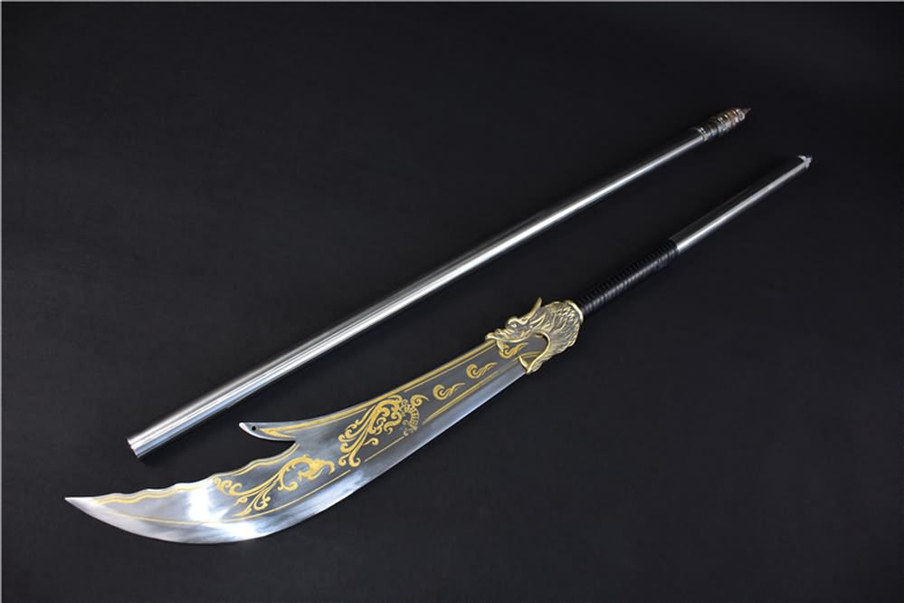 Guandao,Kwan Dao,Handmade High carbon blade blade,Length 89" – Chinese ...