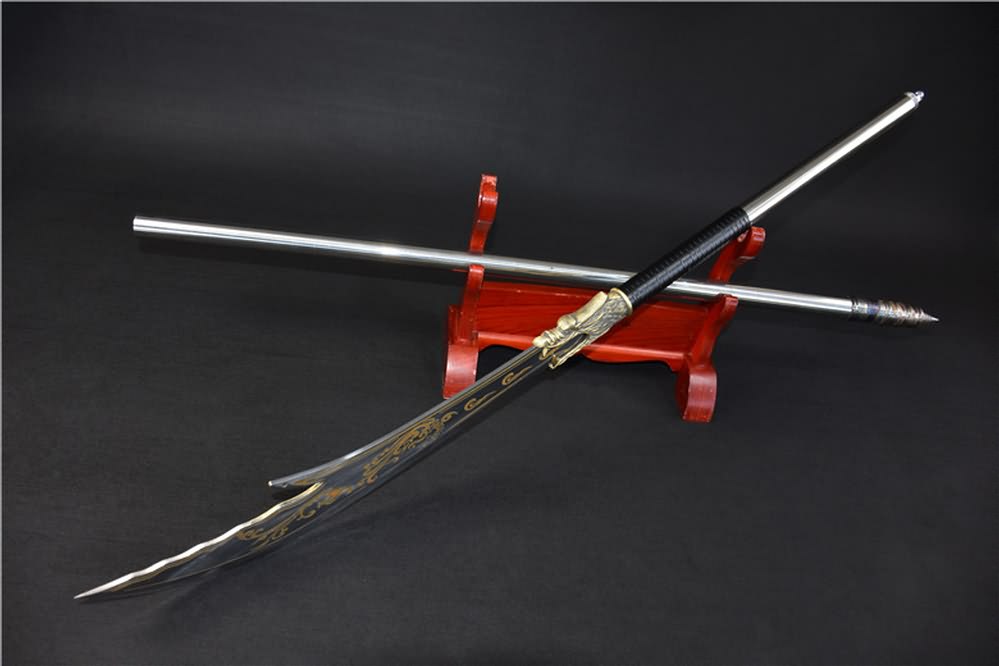Guandao,Kwan Dao,Handmade High carbon blade blade,Length 89" – Chinese ...