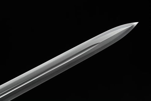 Han jian Hand Forged,High Carbon Steel balde,Brass Fittings Real Swords ...