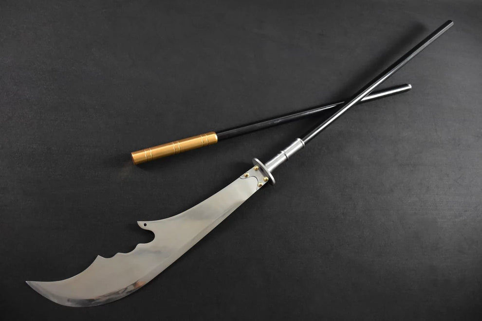 Guan Gong sword/Moon Broadsword/High manganese steel blade – Chinese ...