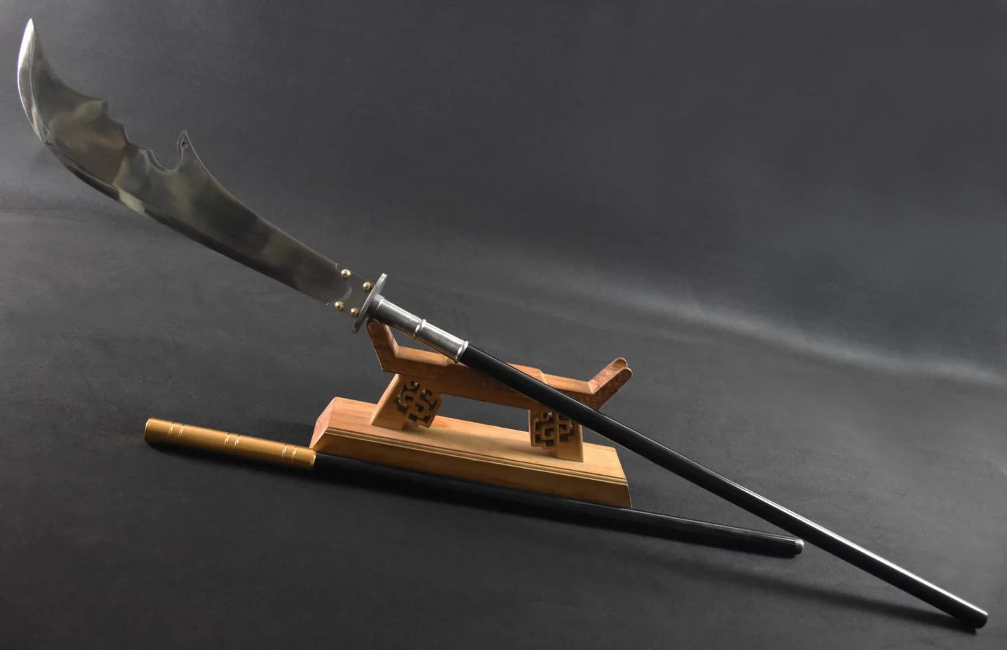 Guan Gong sword/Moon Broadsword/High manganese steel blade – Chinese ...