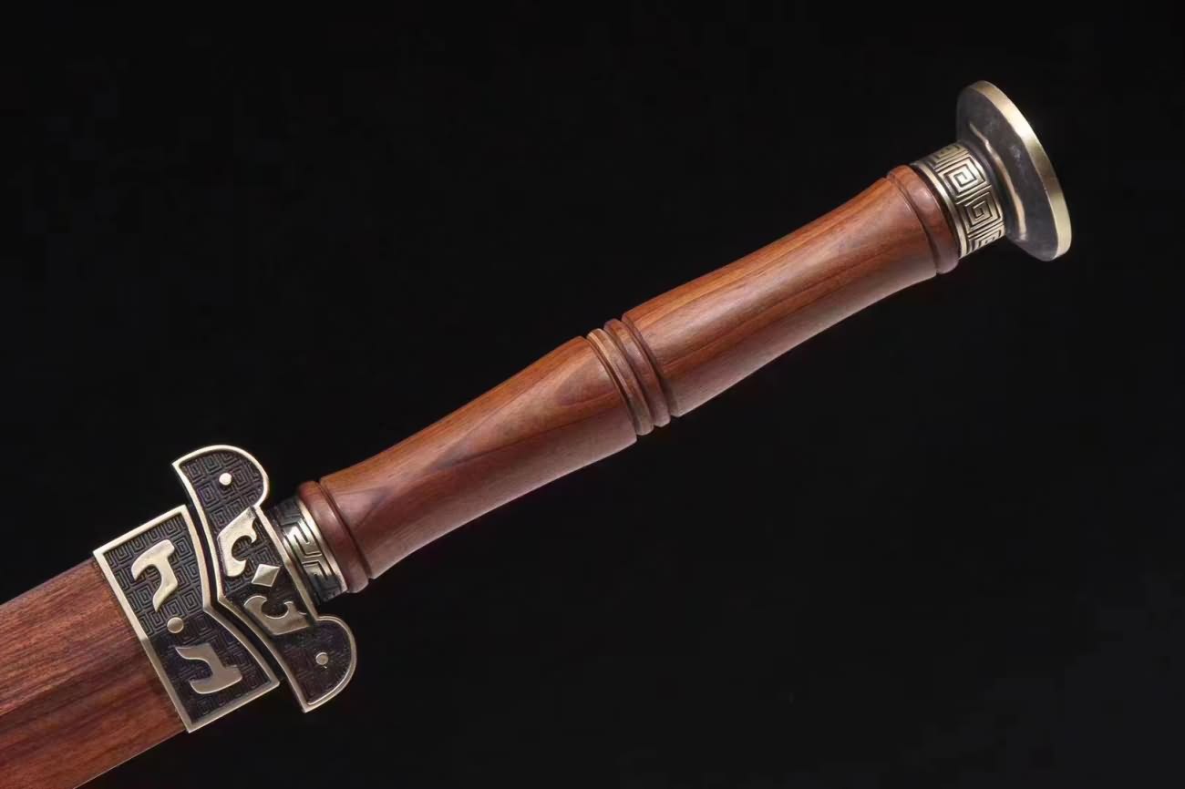 Chinese Swords Damascus Steel blade Brass Fittings Battle Ready ...