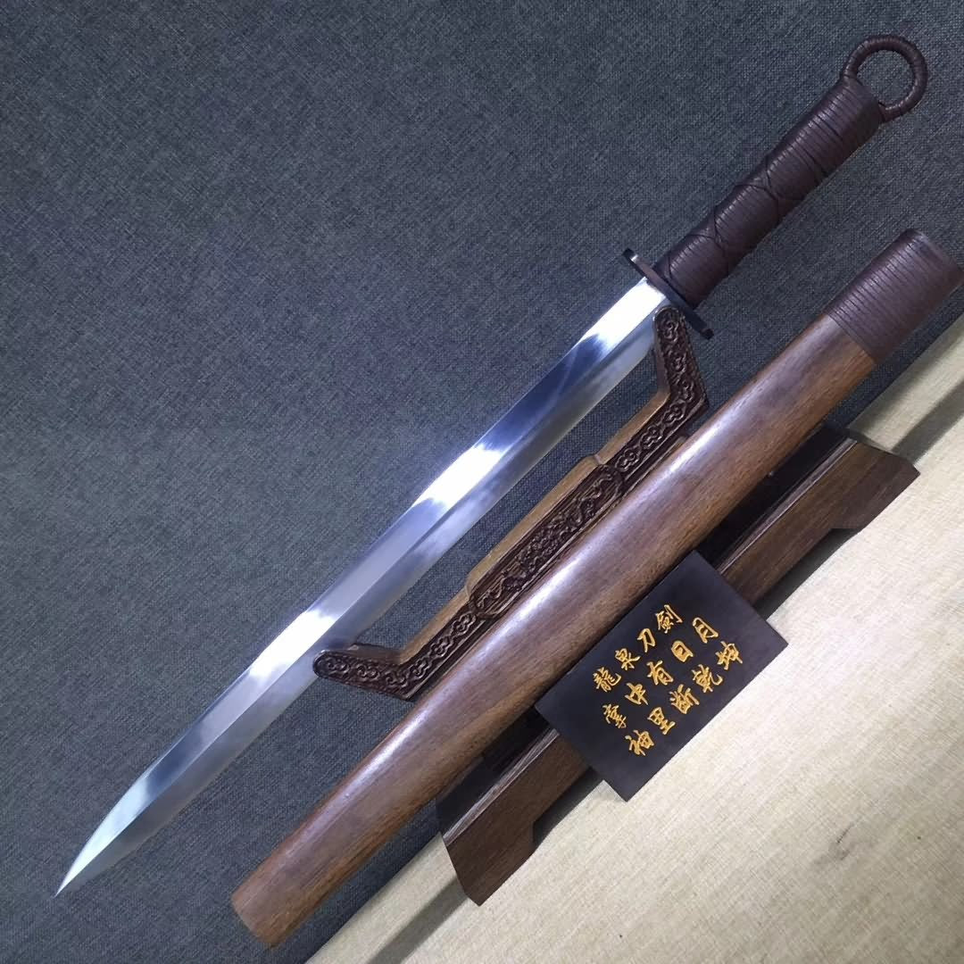 Jian sword,High carbon steel blade,Rosewood,Full tang – Chinese Sword store