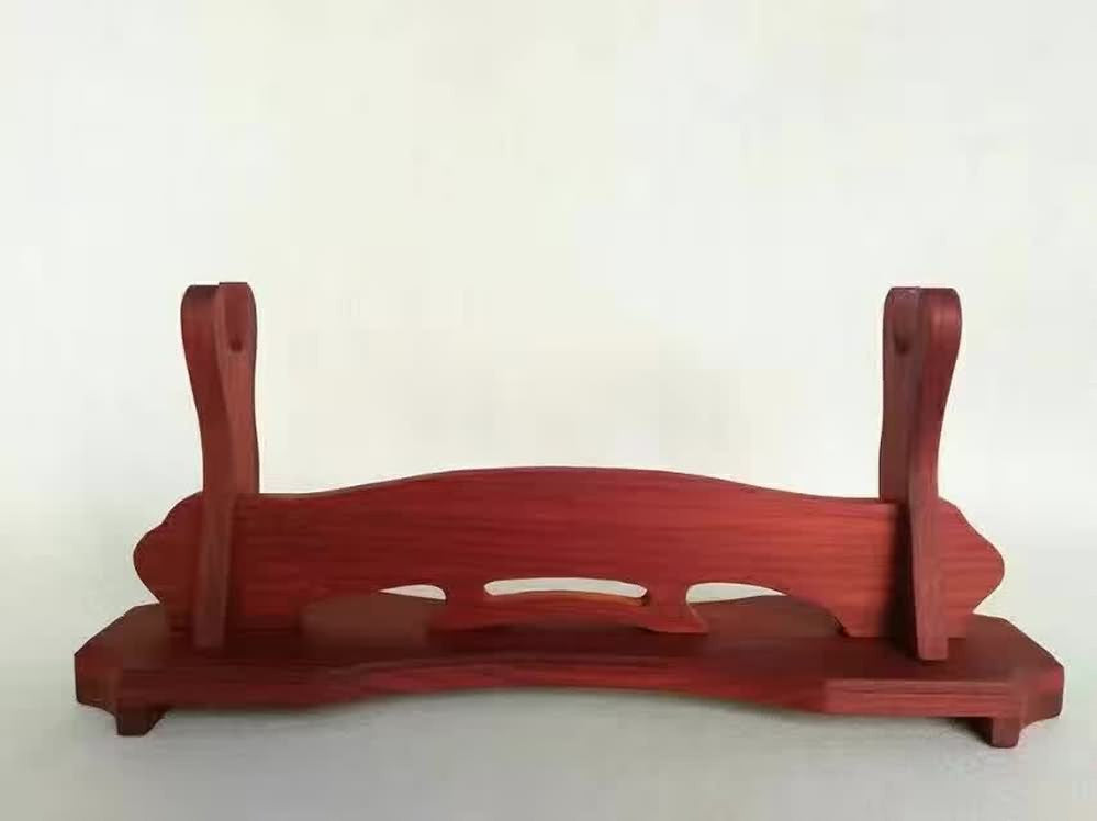 Chinese sword Wooden shelf Table Stand,Sword Table Display Holder,Redw ...