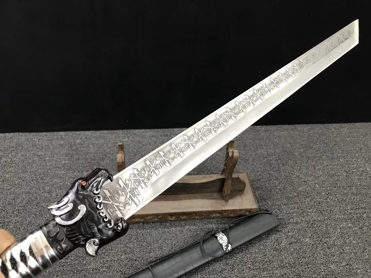 Tiger Chopper,High carbon steel etch blade – Chinese Sword store