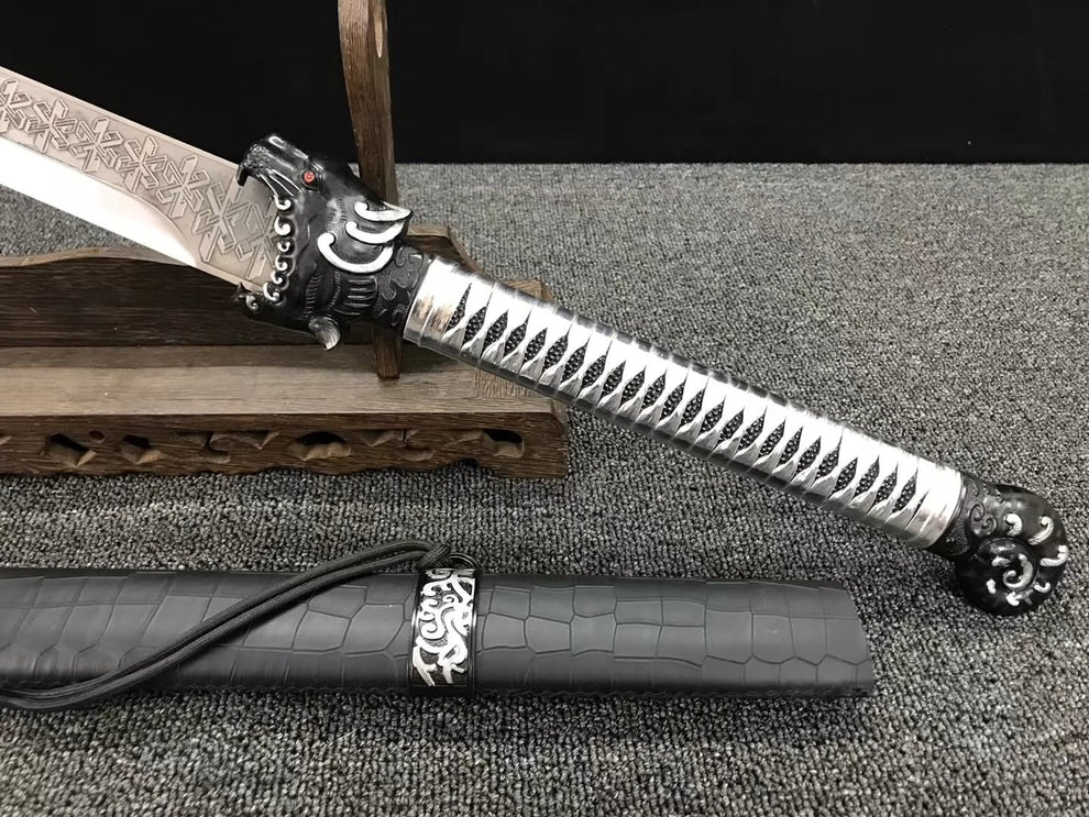 Tiger Chopper,High carbon steel etch blade – Chinese Sword store