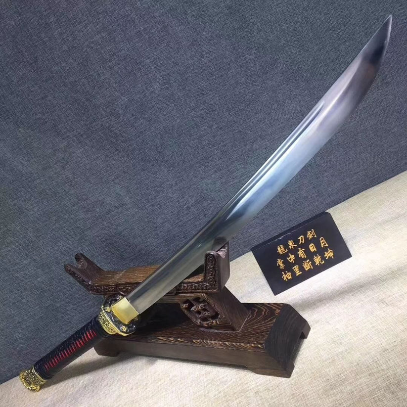 Cut horse broadsword,High carbon steel blade,Wood,Alloy – Chinese Sword ...